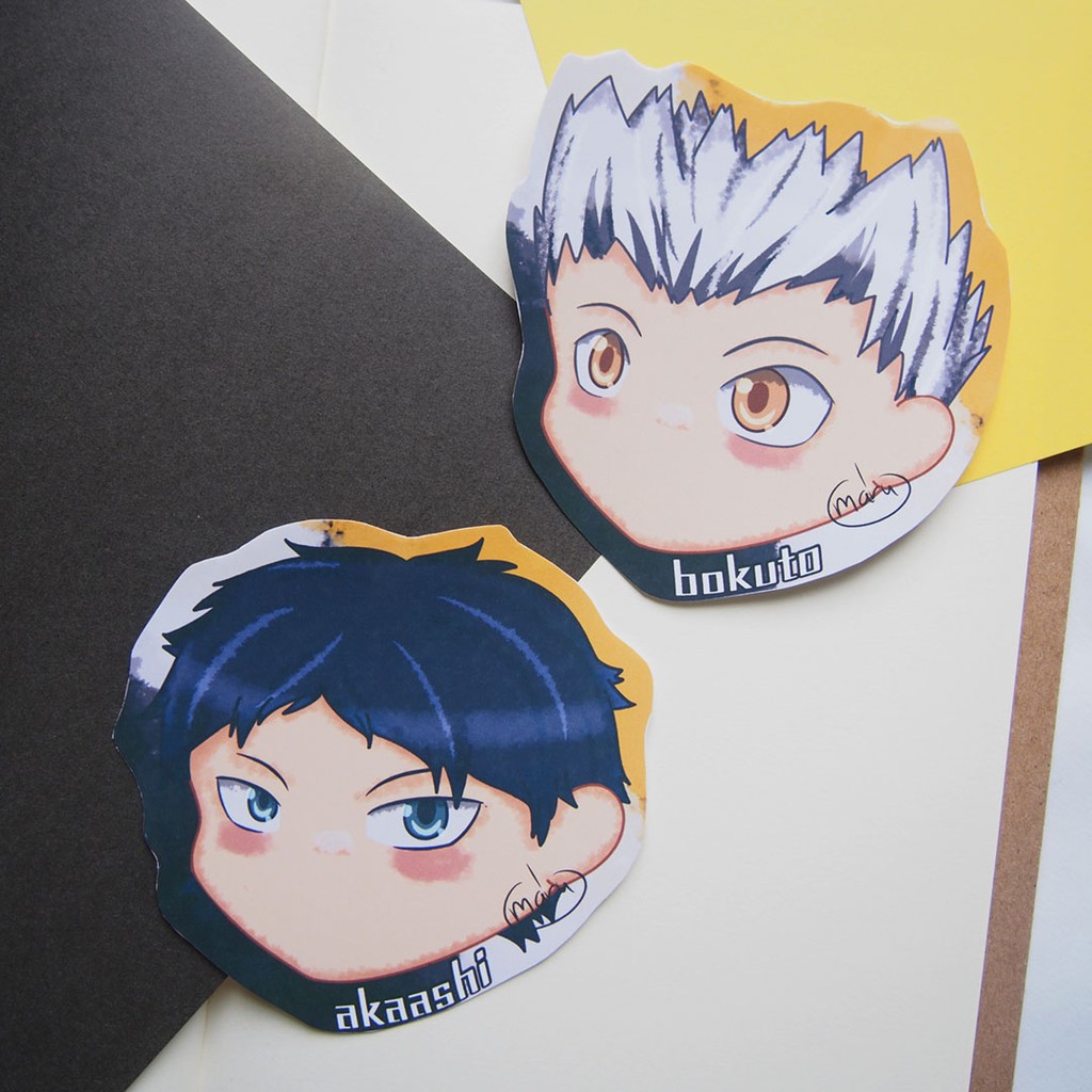Haikyuu!! anime (Fukurodani) Sticker Fanart | Shopee Malaysia