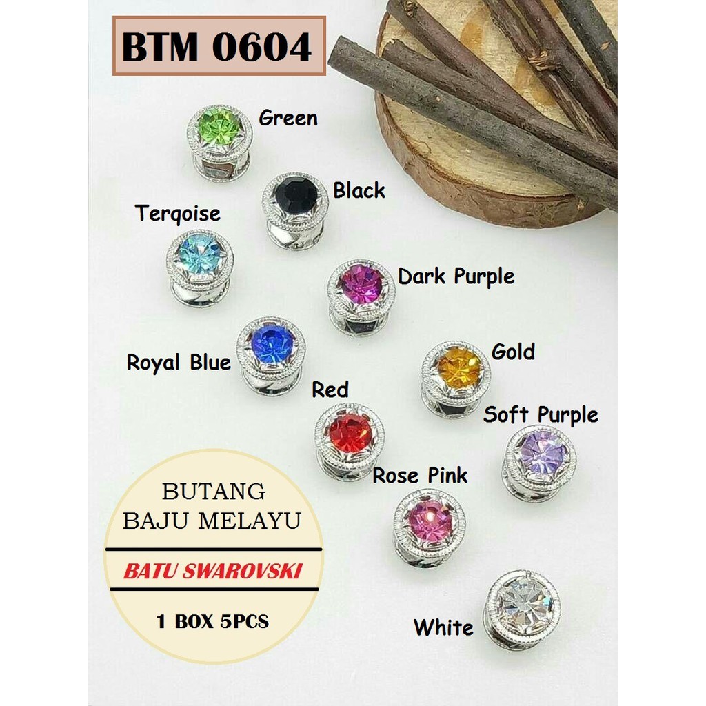 BUTANG BAJU MELAYU BATU SWAROVSKI | Shopee Malaysia