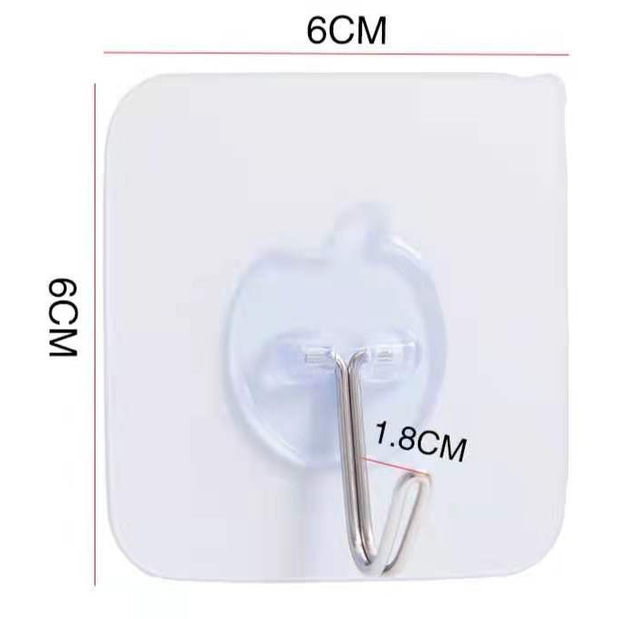🔥Ready Stock 🔥 1pc Reusable Wall Hooks Strong Adhesive Magic Hook ...