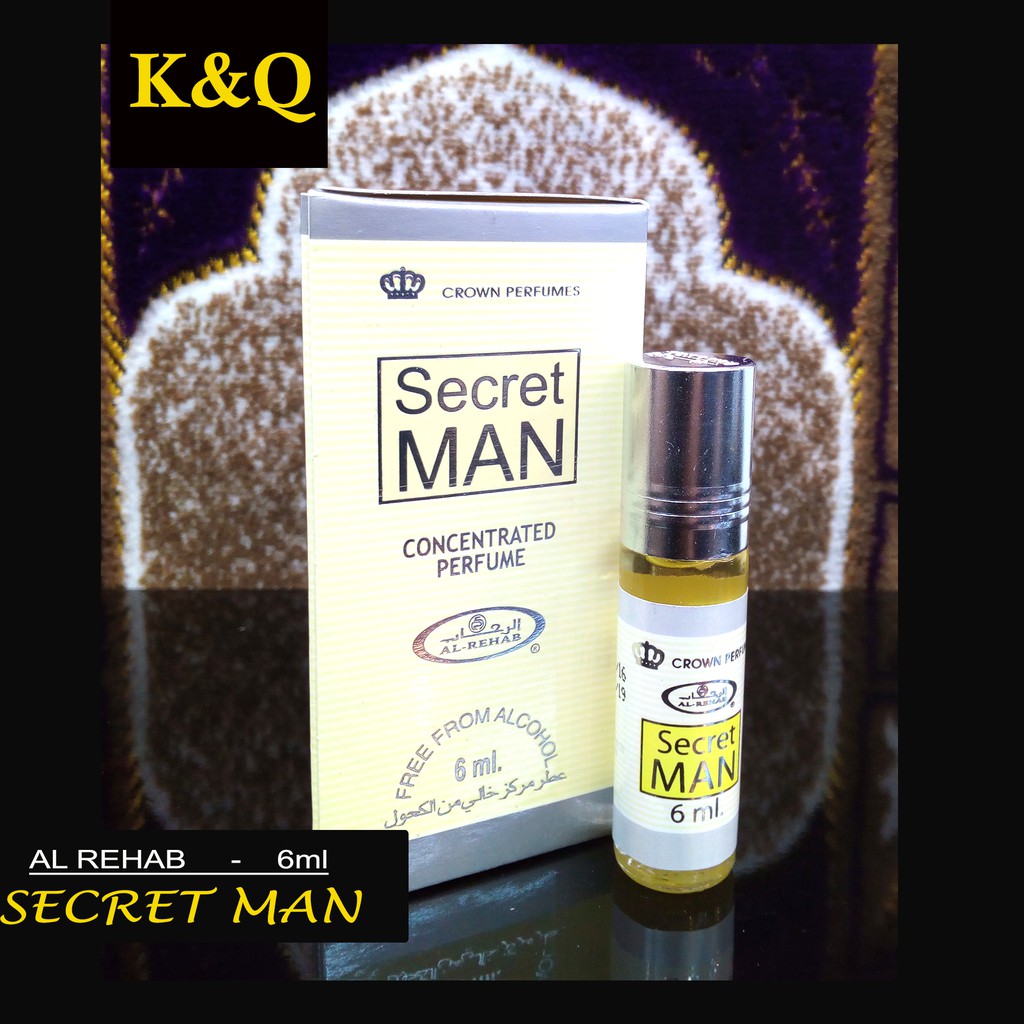 Al-Rehab Concentrated Perfume SECRET MAN - 6ml (100%original) | Shopee ...