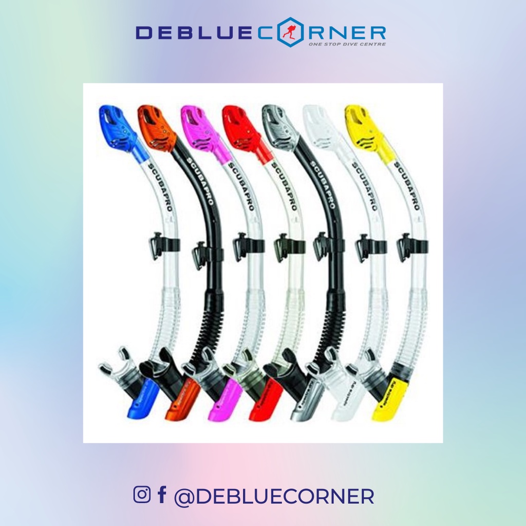 SCUBAPRO Spectra Dry Snorkel (Scuba Diving/Snorkeling) 100% Authentic Official Dealer | Shopee ...