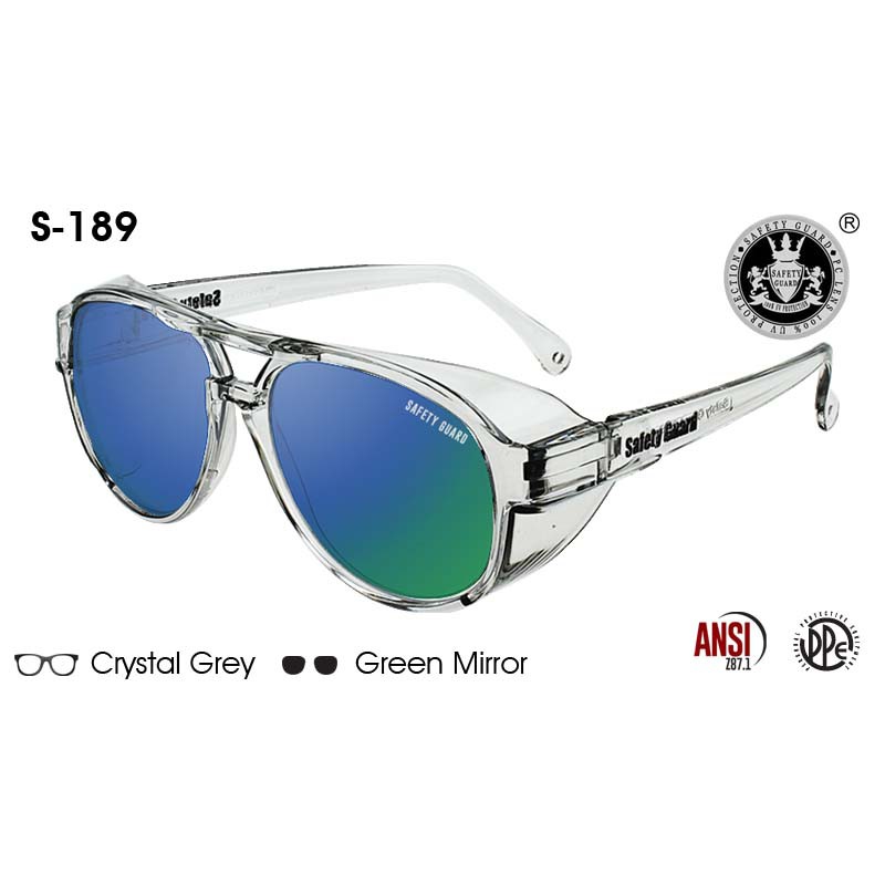 [SIRIM] SAFETY GUARD SAFETY GLASSES/ EYE PROTECTION (S-189) - 100% UV ...