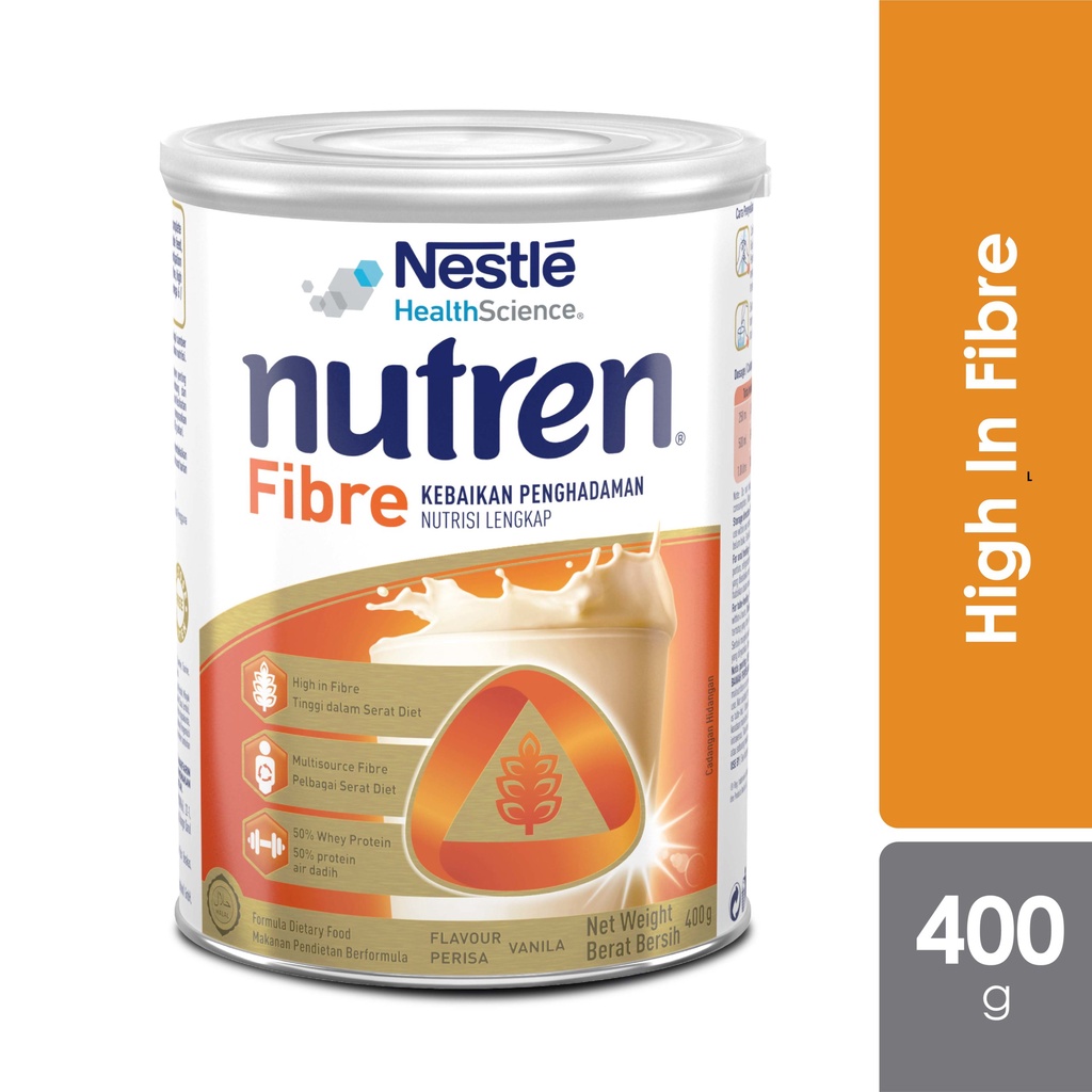 NESTLE NUTREN FIBRE VANILLA FLAVOUR 400g/800g | Shopee Malaysia
