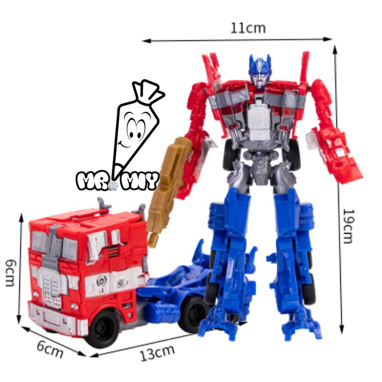 Robot Transformer Bumblebee Car Cake Decoration Cake Topper Hiasan Kek ...