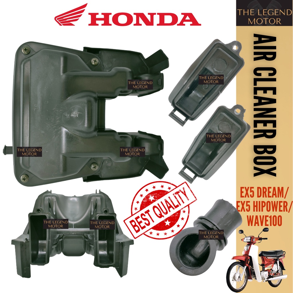 HONDA EX5 DREAM EX5 HIPOWER WAVE100 WAVE 100 Air Cleaner Box Set Kotak NAFAS Angin Air Filter ...