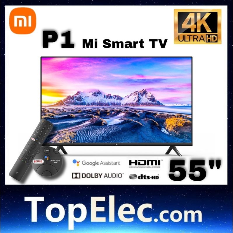 Xiaomi 4K UHD Android Smart TV Dolby Vision Dolby Audio Smart TV (32 ...