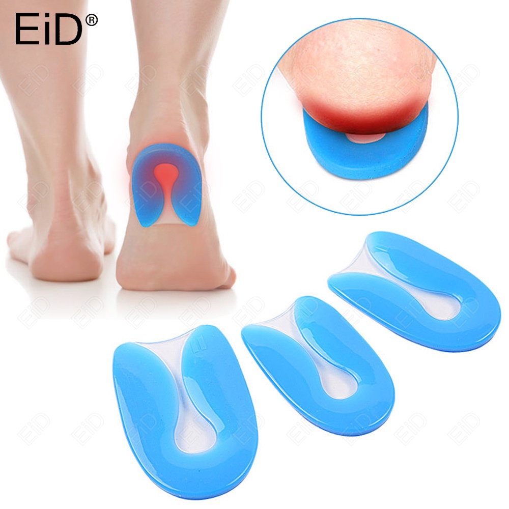 Silicone Gel Heel Orthopedic Insoles Back Pad Heel Cup for Stable Heel ...