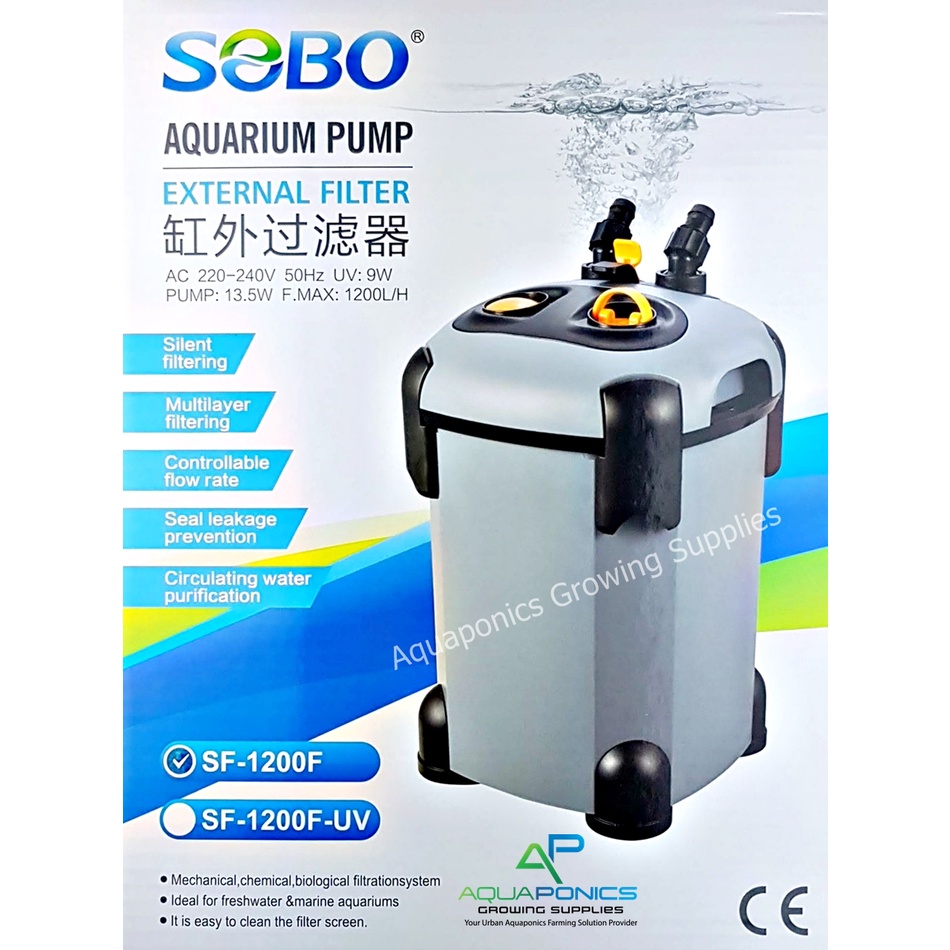 [Original] SOBO Canister External Filter / UV with Aquarium Pump SF-650F SF-850F SF-1000F SF ...
