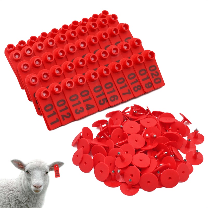 【Ready stock】High quality Plastic Livestock Ear Tags with Numbers ...