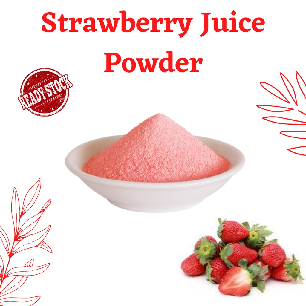 Strawberry Juice Powder (Can use in beverage juice or Direct consume ...