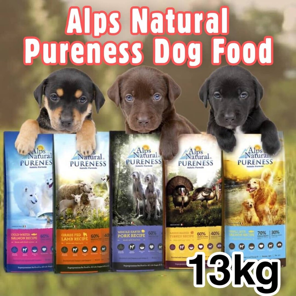 Alps Natural Pureness Holistic Dog Dry Food For All Life Stage - 13kg ...