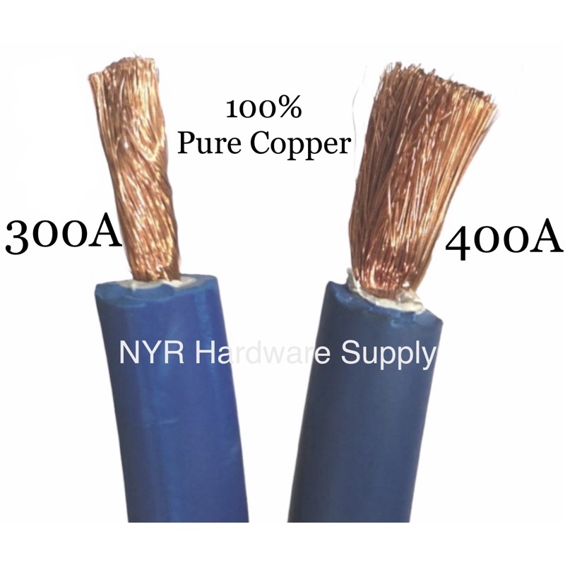 Welding Cable 100% Pure Copper 300amp / 400amp Price Per Meter ( Full ...