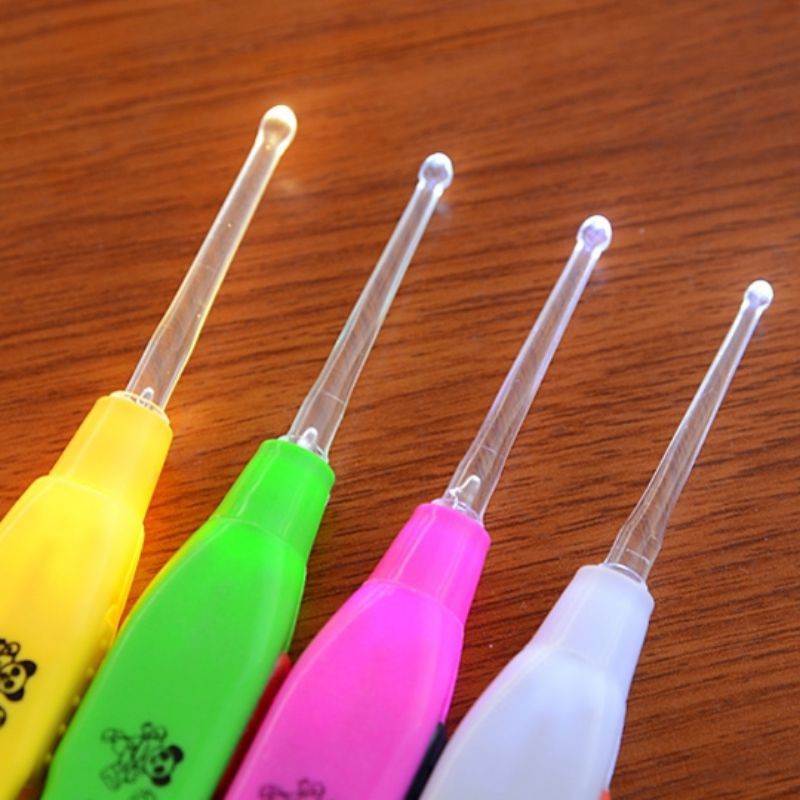 Ear Cleaner Ear Pick With Light Dig Ear Tools Earpick Pengorek Telinga ...