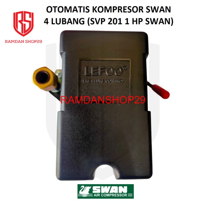 Pressure Switch Compressor Swan SVP 201 Automatic Compressor Swan 1 HP ...