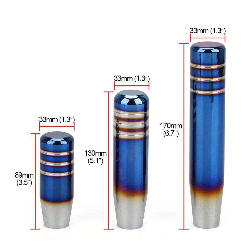 💥Ready Stock💥 TITANIUM STAINLESS STEEL BURNT BLUE RACING GEAR SHIFT ...