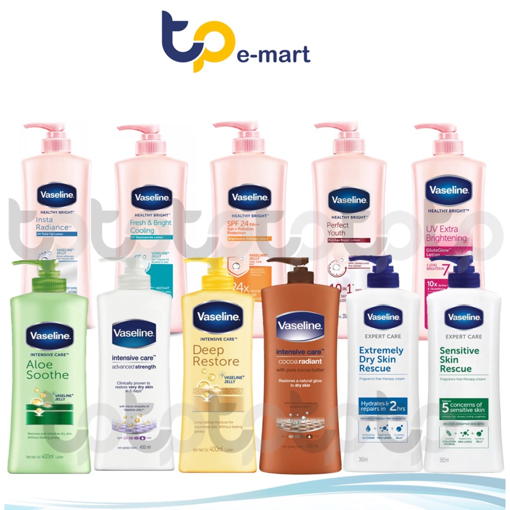 Vaseline Body Lotion 325ml/350ml/365ml/400ml | Shopee Malaysia