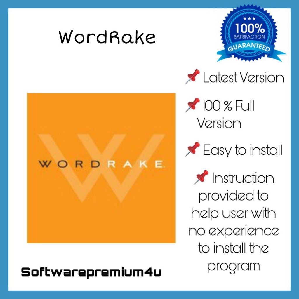 WordRake for Microsoft Outlook & Word v3.96 (2022) 🔥【Latest】🔥 | Shopee ...