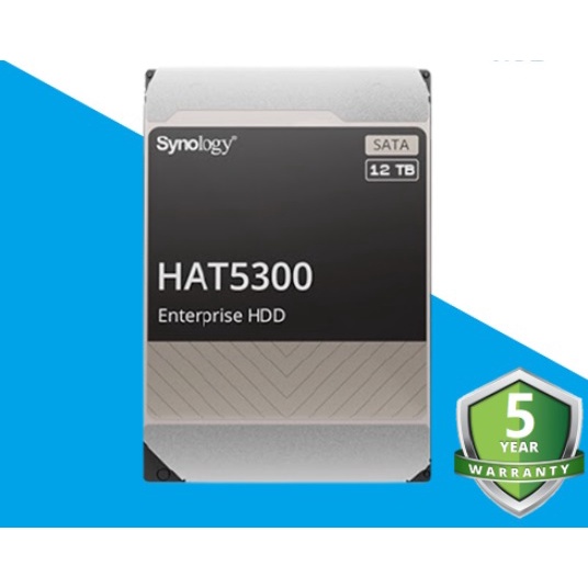 SYNOLOGY HAT5300 8TB 3.5" ENTERPRISE GRADE SATA HDD INTERNAL HARD DISK ...