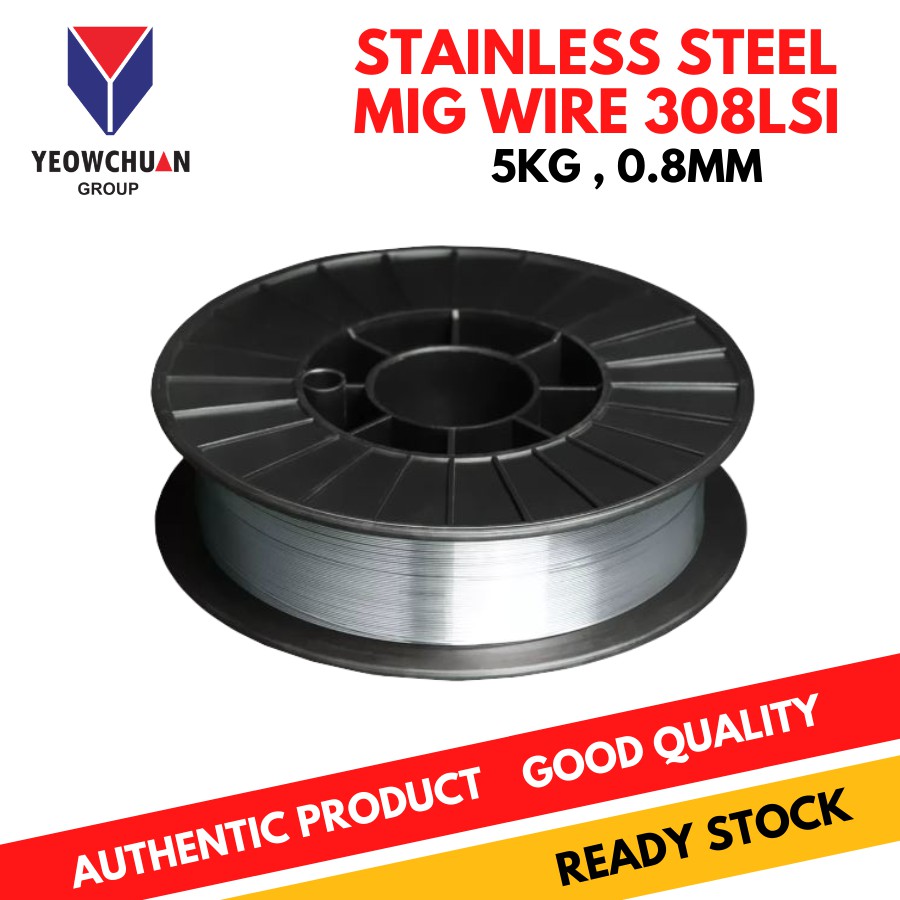 Mig Wire Stainless Steel MC- 308 LSiM (ER308LSi), 5kg ,0.8mm | Shopee Malaysia