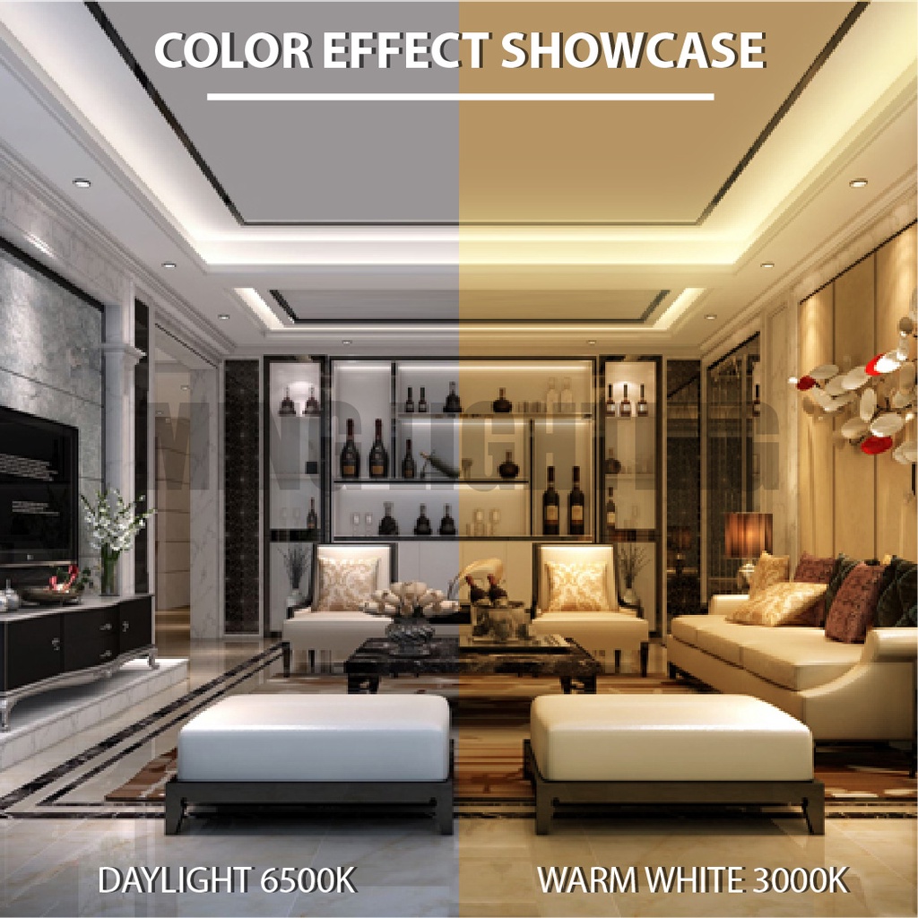 (Sirim) Premium LED T5 Tube Light Complete Set Drop Curve Ceiling Light ...