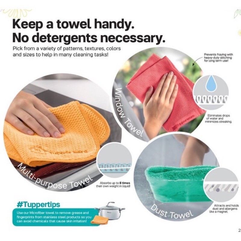 💥Special Offer!💥Tupperware Microfiber Multi-purpose Towel (1 unit ...