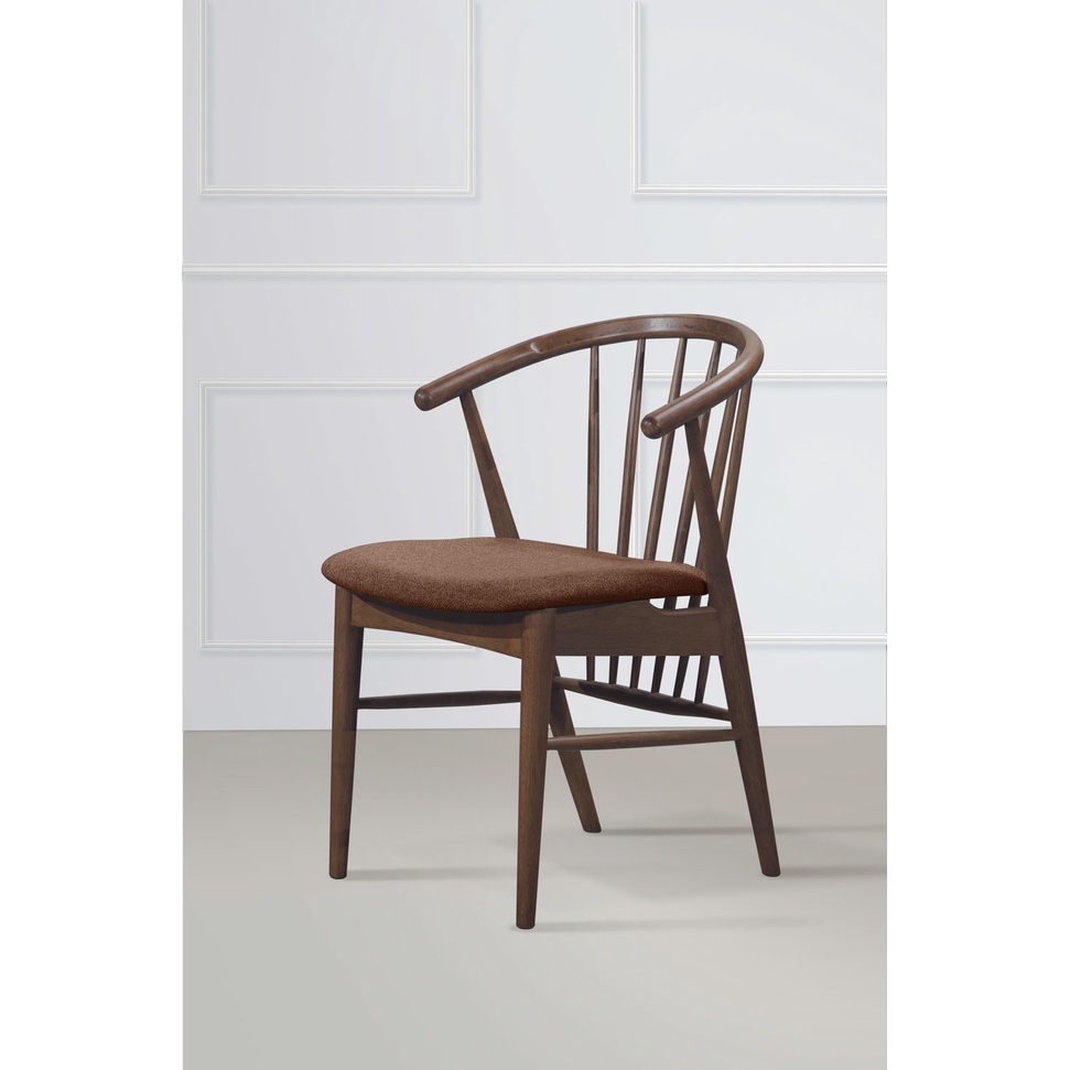 Solid Wood Dining Chairs 2pcs Toby Dining Chairs | Shopee Malaysia