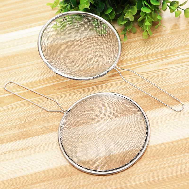 12cm Colander Filter Oil Spoon Fine Mesh Colander Sifter Sieve Kitchen ...
