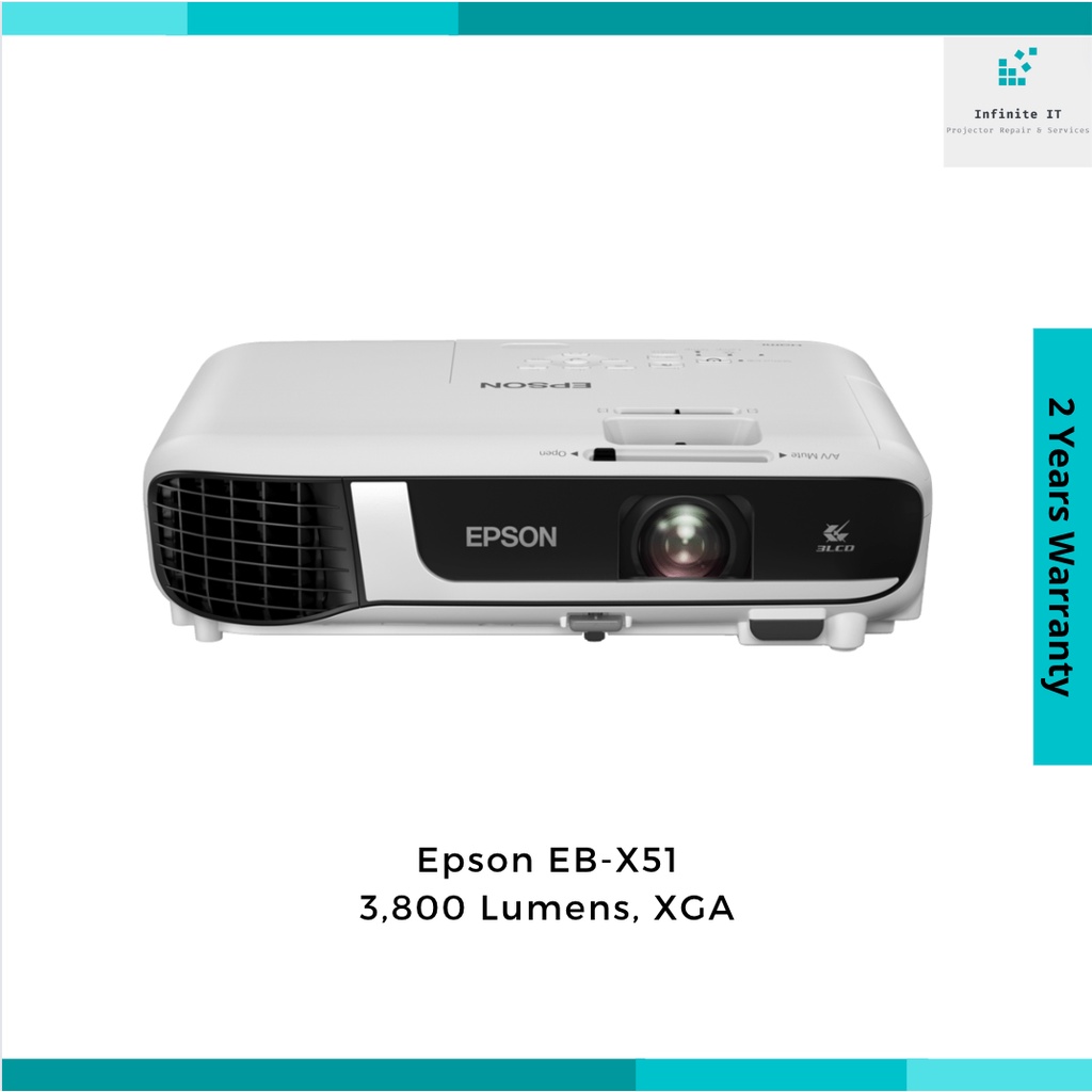 Epson EB-X51 3800 Lumens XGA 3LCD Portable Compact Projector | Shopee ...