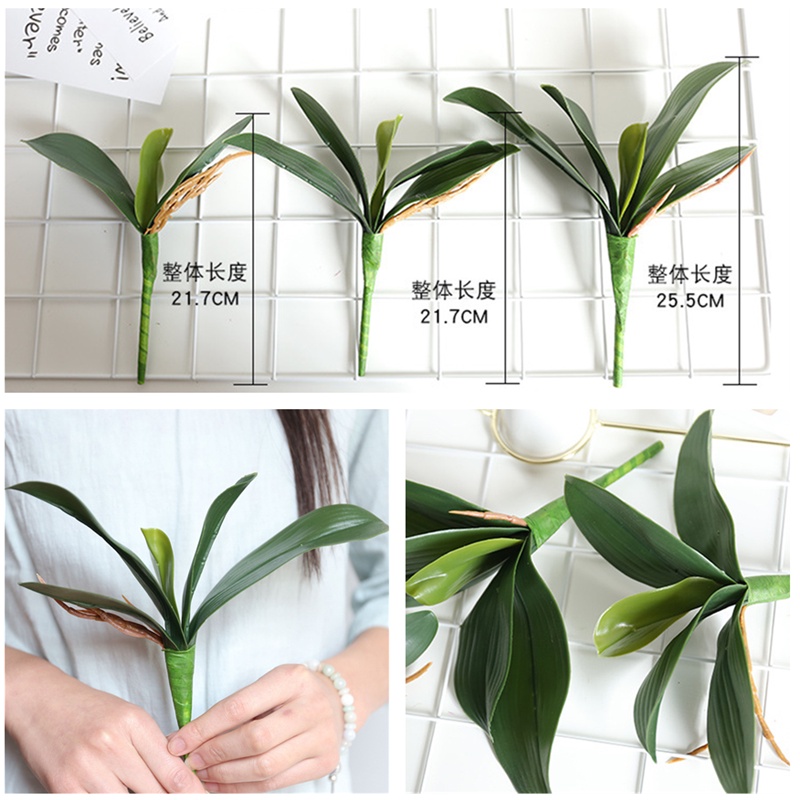 Artificial Butterfly Orchid Leaf Lattex Orchid Leaf Home Wedding Party ...