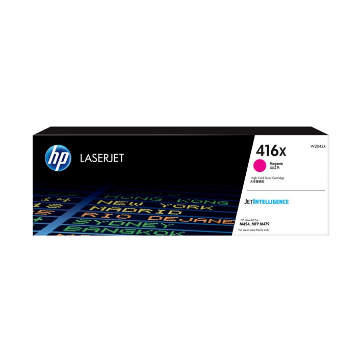 Hp Cartridge 416X (Genuine) W2040X Black W2041X Cyan W2042X Yellow ...
