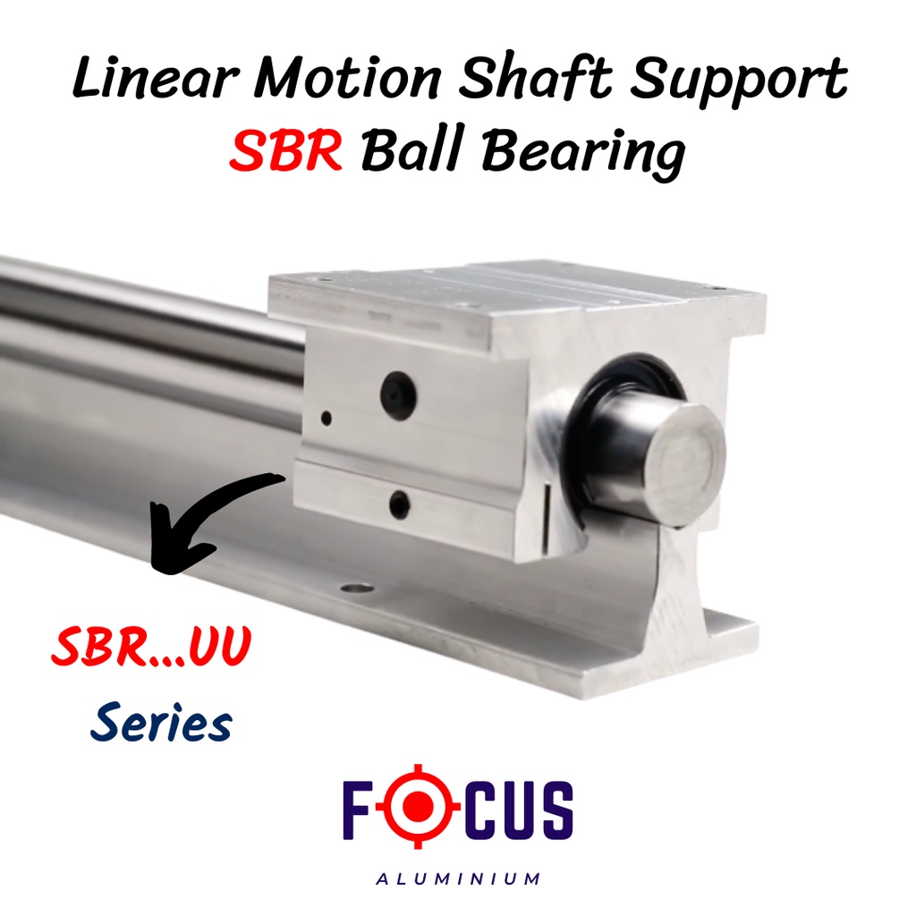 SBR Series Linear Shaft Support Linear Motion Slide Ball Bearing Block ...