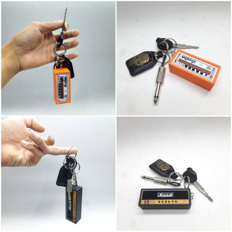 GANTUNGAN Souvenir Keychain Cool Keychain head marshall Keychain head ...