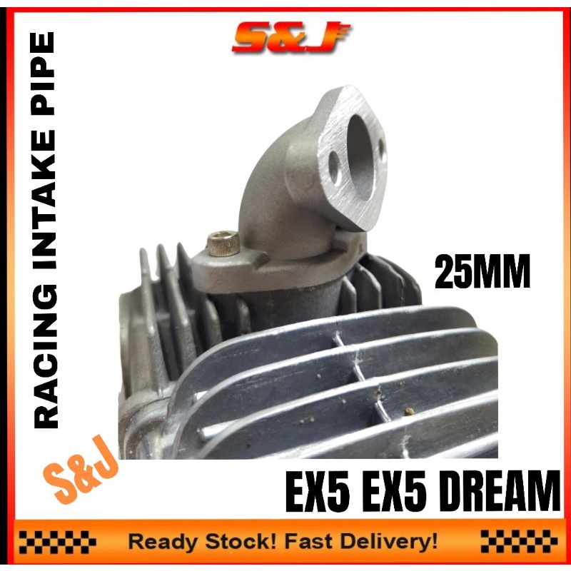 HONDA EX5 EX5DREAM WAVE100 GBO C70 UNIVERSAL 25MM RACING INTAKE PIPE ...