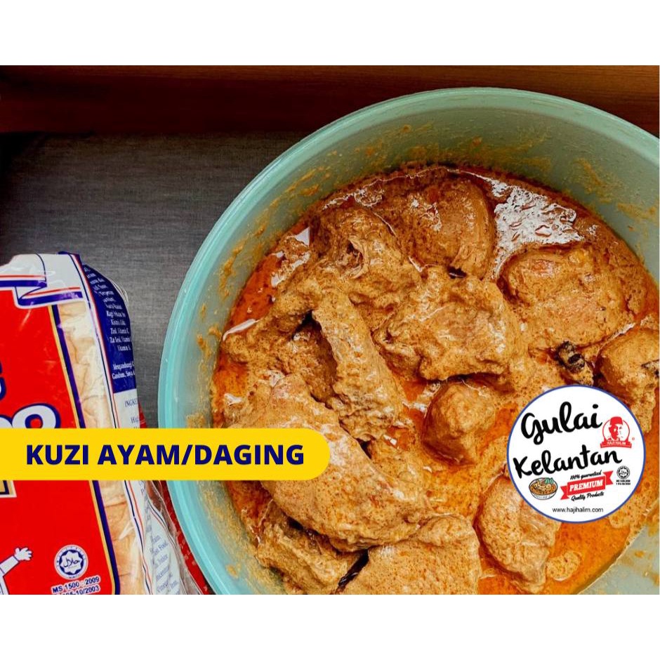 Rempah Gulai Kelantan Kuzi Ayam/ Daging (1KG) | Shopee Malaysia