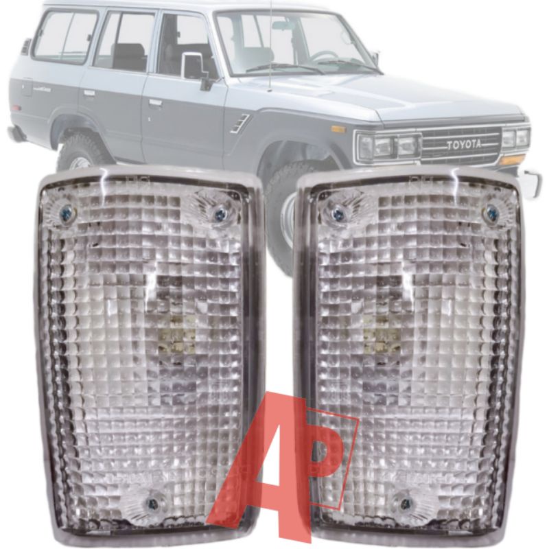 Toyota Land Cruiser 60 Series BJ62 FJ62 HJ62 Clear Corner Signal Lamp ...
