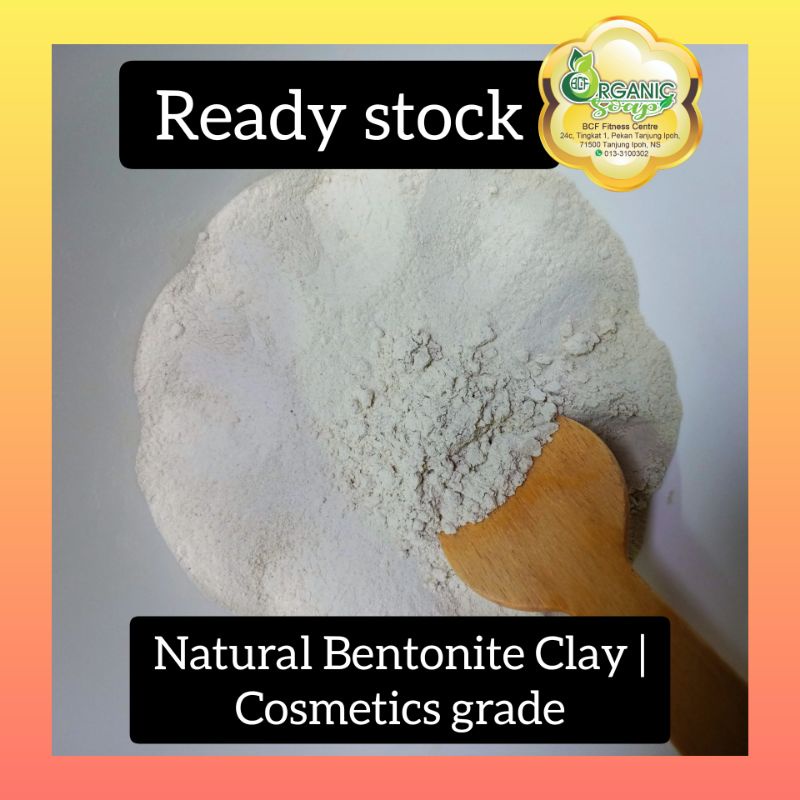 Natural Bentonite Clay | Cosmetics grade | 20g | Shopee Malaysia