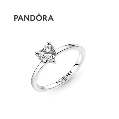 pandora Sparkling Heart Solitaire Ring | Shopee Malaysia
