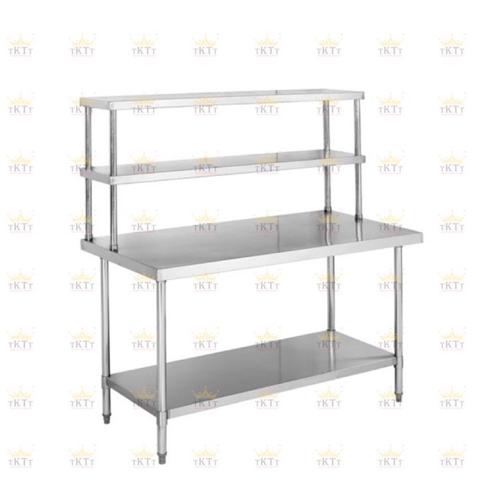 TKTT Heavy Duty Kitchen Overshelf Rack Working Table Storage Rack ...