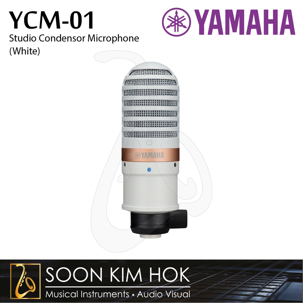 YAMAHA YCM-01 Studio Condenser Microphone (White) (YCM01) | Shopee Malaysia