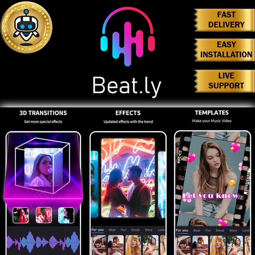 【Pro Version】 Beat.ly | Music Video Maker with Effects | Fully Unlocked ...