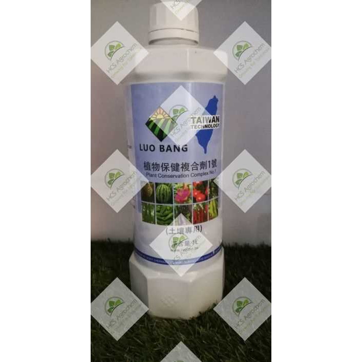 LUO BANG PLANT CONSERVATION COMPLEX NO.1 (LUO BANG 复合剂1号 改善土壤老化贫瘠现象) - 1L | Shopee Malaysia