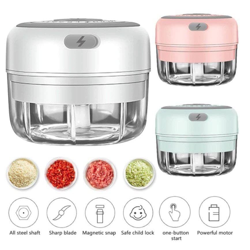 [READY STOCK] WIRELESS MINI BLENDER CHOPPER - LIGHT AND SHARP | Shopee ...