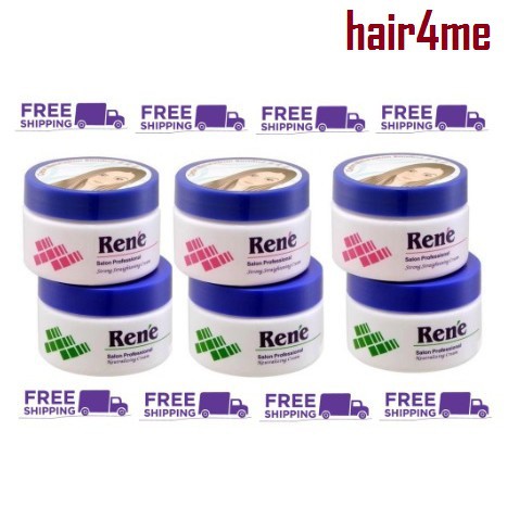 120ml Rene Hair Strong Straightening+Neutralizer (Triple set) | Shopee ...