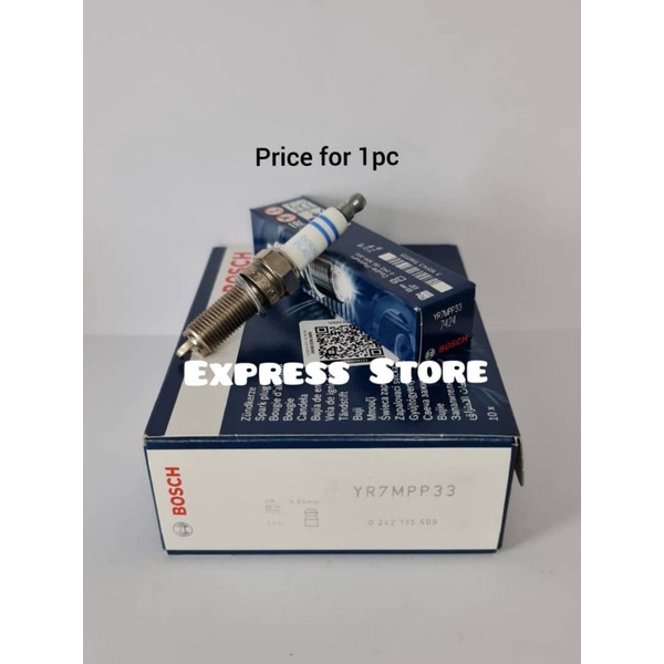 BOSCH Double Platinum Spark Plug Mercedes Benz W204 W211 W212 W221 v6 ...