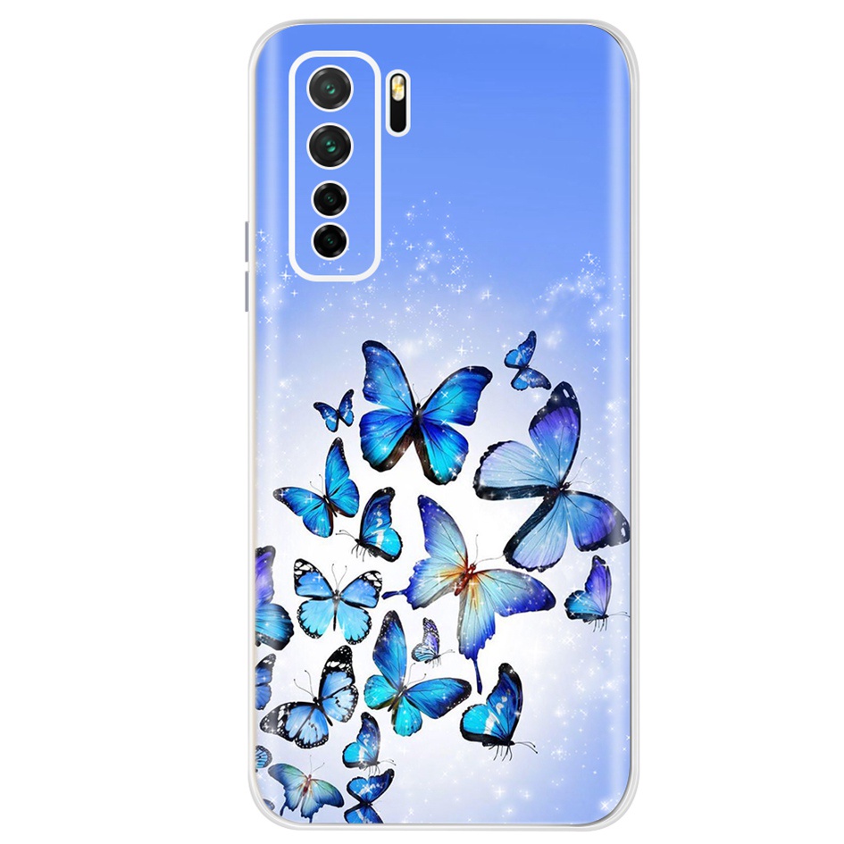 Huawei Nova 7 SE CDY-NX9B Case Fashion Flower Pattern Printed Soft ...