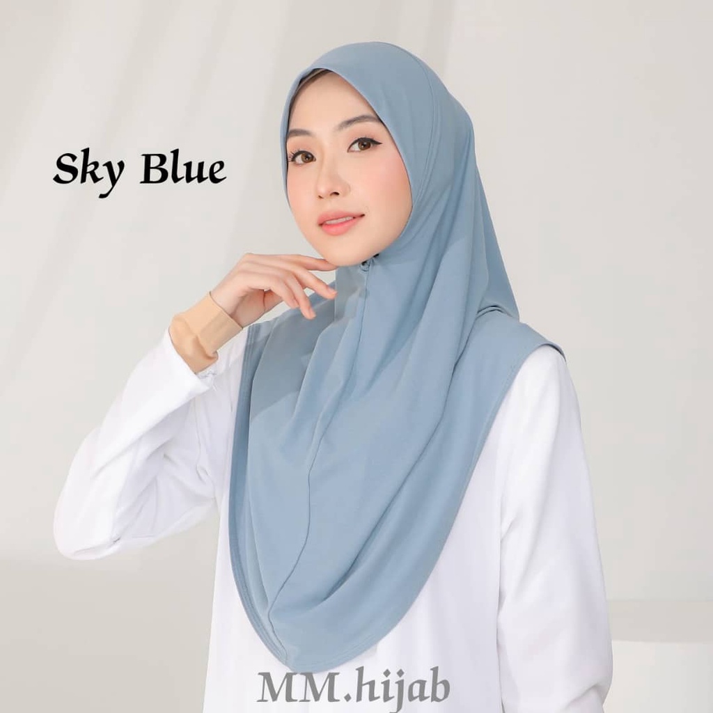 Tudung Sarung Moscrepe Sarimah Plain Instant READY STOCK SIZE M L | Shopee Malaysia