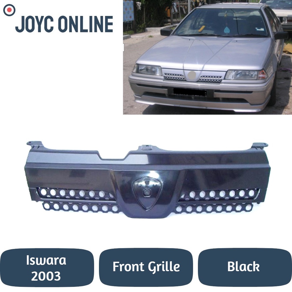 PROTON SAGA ISWARA 1993-2008 FRONT GRILLE BLACK W/O LOGO (AEROBACK ...