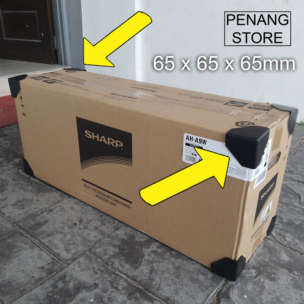 10nos Plastic Corner Edge Protector Carton Box Protector Packing ...