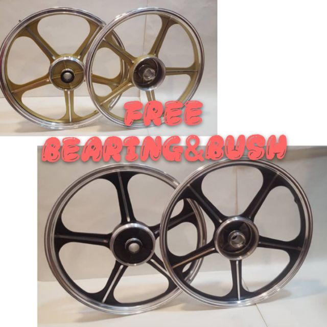 KAYAMA SPORT RIM GTO 5BATANG C70 GBO GBOJ FAME EX5 DREAM WAVE100 1.4/1. ...