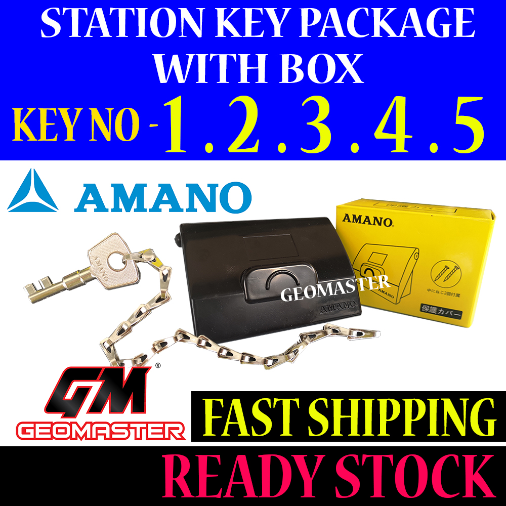 NO 1,2,3,4,5 Amano Station Key Package With Box - Full Set Package ...
